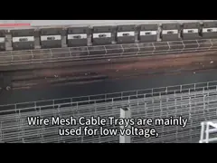 China Hot Dipped Galvanized Steel Wire Cable Tray 300mm Cable Tray Electrical Net for sale