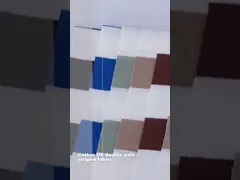 China Stylish And Durable Comfortable And Double Yarn Plain Cotton Striped Cotton Fabric For T-Shirt for sale