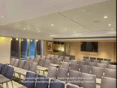 China Sound Insulation Wall Acoustic Board Room Soundproofing Microperforated Building Material for sale