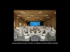 16/16/6mm Customized Diffuser Perforated Acoustic Panel Wooden Wall Soundproof Board