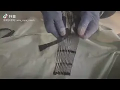 China Rust Resistance AISI316 Wire Rope Steel Cable Mesh Fence For School Safety Construction Projects for sale