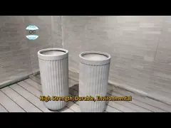 Life Time 5-6 Years Outdoor Customed Fiber Clay Planter for Durable and Stylish Planting