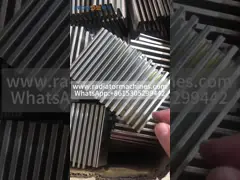 high accuracy aluminum plain heat exchanger fins for power generator, air planes, ships, heavy vheic