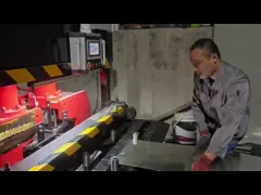 China PLC Controlled Metal Cable Tray Punching Machine with 220V Voltage and Precise Punching for sale