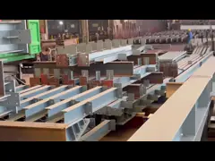 China Steel Structure Building Design Metal Workshop Prefab Building Construction Prefabricated Metal Exhibition Hall for sale