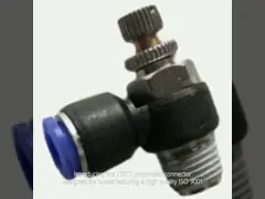 China Universal Pneumatic Quick Connect Fittings For Bus Outward Swinging Door Pumps for sale