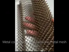 Metal coil Drapery