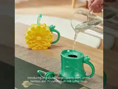 China Ready To Ship In Stock Chinese style large capacity plum, orchid, bamboo and chrysanthemum milk coffee mugs custom, suitable for office and home for sale