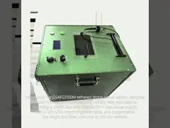 Tethered drone power station Used for communications operators military relay