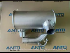 6732-11-5840 6732-11-5550 Muffler KOMATSU Excavator Spare Parts For S4D102E-1E