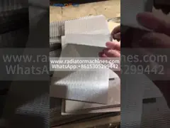 Aluminum Heat Exchanger Internal Fins Lanced Offset Type