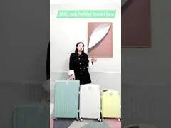 Best lugggae 1682 cup holder Mute universal wheel password box for travel luggage