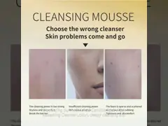 Amino Acid Camellia Face Wash Refreshing Cleanser Lotion Deeply Floral Fragrance
