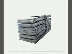 10mm 12mm Customized Lead Sheet / Lead Plate for Medical Radiation Protection