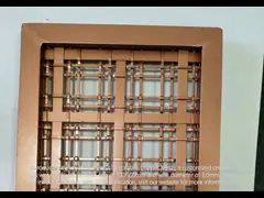 China Decorative Copper Mesh Customized Crimped Brass Wire Mesh Wire Mesh Gill for sale