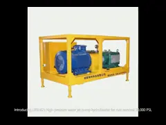High Pressure Water Jet Pump Hydro Blaster For Rust Removal 20000psi