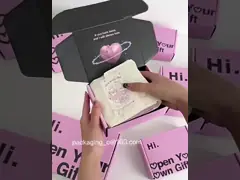 Cina Ingrosso Logo personalizzato Stampa a colori Scatola pieghevole Abbigliamento Bellezza Regalo Scatola di imballaggio corrugato riciclato in vendita