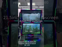 Gaming PCAP Touch Screen Side Edge LED Bezel for Interactive Kiosks and Game Machines