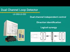 China Single Channel Vehicle Loop Detector For Vehicle Access Control Boom Barrier System for sale