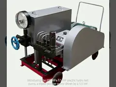 200MPa 5.5kw Electric Hydro Test Pump 3 Phase Water Pressure Tester Pump