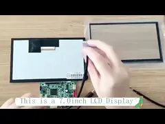 중국 7인치 디스플레이 모듈 1024x600 디스플레이 500 Cd/M2 RGB 인터페이스 판매용