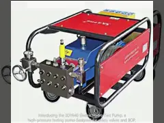 3DY600/40 Electric Hydro Test Pump Pressure Testing Pump For Safety Valves For BOP