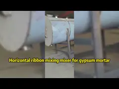 China 5kW Horizontal Mixer Blender Powder Ribbon Blender For Gypsum Mortar for sale