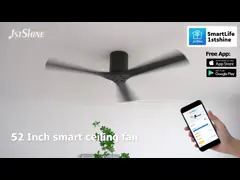 3-Blade Wooden Ceiling Fan With DC Motor Remote Control
