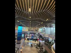 China LED Linear Perforated Anodized Aluminum Panels Ceiling Tiles Sound Baffles Absorption Board for sale