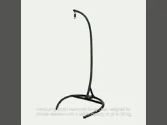 Home Furniture Hammock Swing Chair with Up To 150kg Weight Capacity from Package Includes