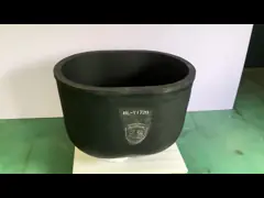 China J&J Graphite Clay Crucible - 1650°C Maximum Temperature, 15.5kg Capacity for Metal Melting and Casting for sale