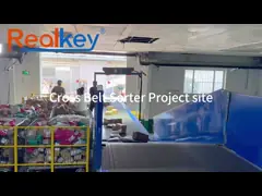 China Supermarket Cross Belt Sorter Rapid Automatically Order Processing Efficient Sorting for sale