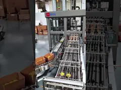 China American Ice Cream Customers Watch The Video Of Case Packing Equipment Running On Site for sale