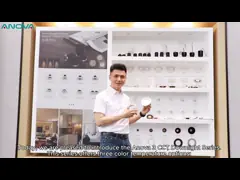 9W 3CCT LED Adjustable Downlights IP44 Hole 90mm Led Downlights Dimmable Magnetic