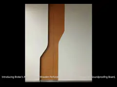 China 2mm Wooden Perforated Acoustic Panel Ceiling Tiles Soundproofing Board for sale