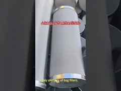 Cina Baglioni di supporto per filtri a maglia metallica 9/64" in vendita