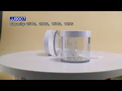 China 100g 50g Refillable Cosmetic Container With PET Flip Cap Clear Skincare Cream Makeup Butter Jar for sale