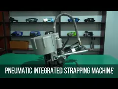 Integrated Pneumatic Friction Welding Baler Strapping Machine Pallet Banding Equipment