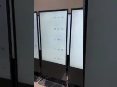 China 75 Inch Vertical Floor Standing LCD Advertising Display 4K Android Video Player for sale