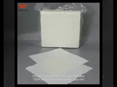 China Class 1000 Polyester Cleanroom Wipers 9x9 Inch 110gsm White for sale