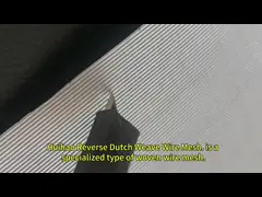 China 260 X 40 Reverse Dutch Weave Wire Mesh / SS Wire Mesh 1300mm Width for sale