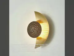 moon design wall lamp personality creative hotel living room background wall lighting