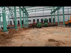 China Steel Structure Prefab House Solutions Single Ridge Steel Frame House for sale