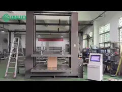 Μηχανή δοκιμής συμπίεσης με 100KN για την αντοχή στην συμπίεση των συσκευασιών από χαρτόνι