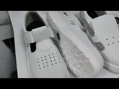 Calzado de seguridad de trabajo inoxidable, respirable, resistente al polvo, con tapa de pie de acero ESD Calzado antiestático para la industria antiestática