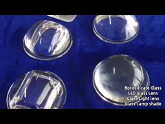 China High Transparent Borosilicate Glass Explosion-proof LED Lens For Hazardous Areas for sale