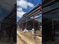 China Modern Design Light-Weight Prefab Steel Workshop Metal Building Car Parking Garage Shed for sale