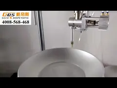 LED Bulb Automated Glue Dispenser 150W Glue Dispensing Machines Round