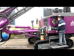 Mining Drilling Equipment Crawler DTH Drilling Rig Hydraulic Borehole Drilling Rig