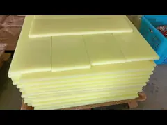 Pu sheets Polyurethane Flat Sheets 75A Shore Hardness Nature Color Oil Resistance